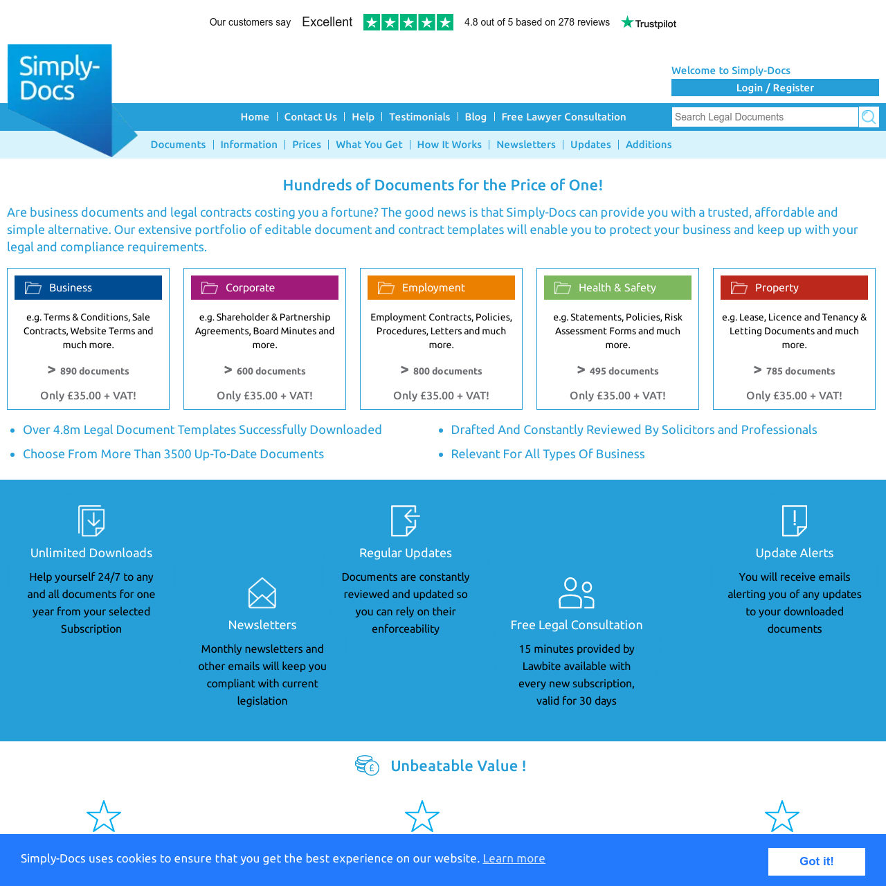 Simply Docs vs Legal Contracts - Comparisons and Alternatives